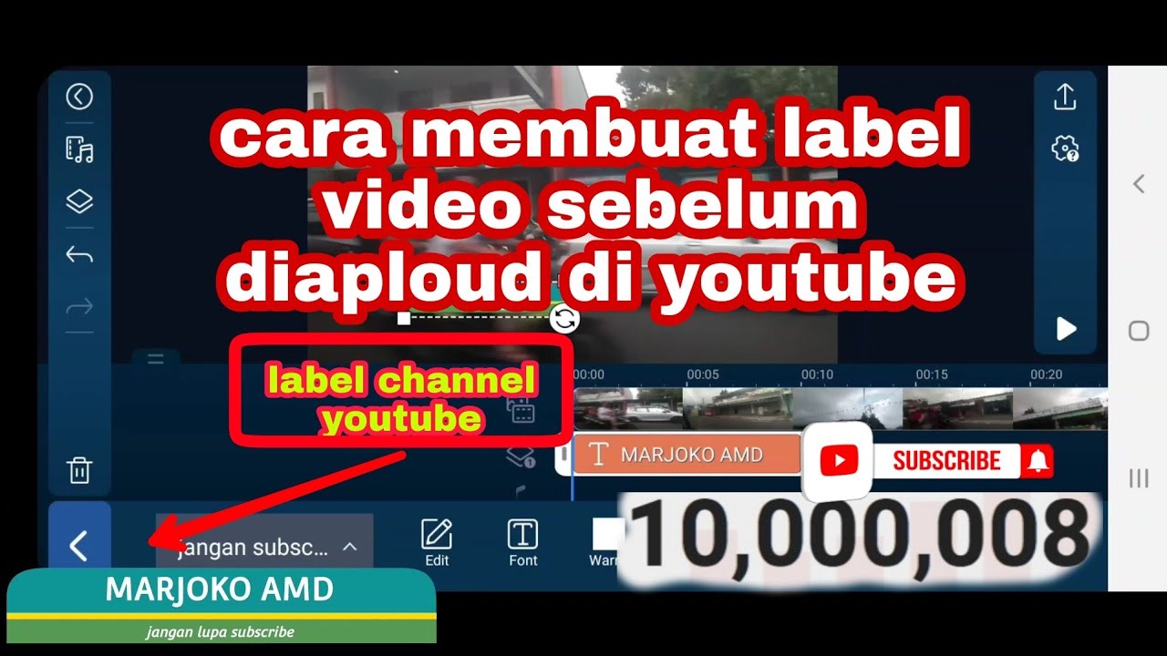 cara memberi label chanel video di youtube || 10 Juni 2021 - YouTube