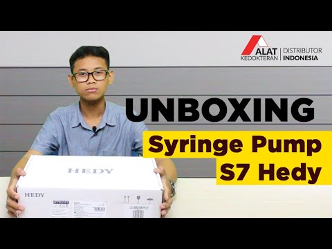 Unboxing Syringe Pump S7 Hedy | Distributor Alat Kedokteran Indonesia ...