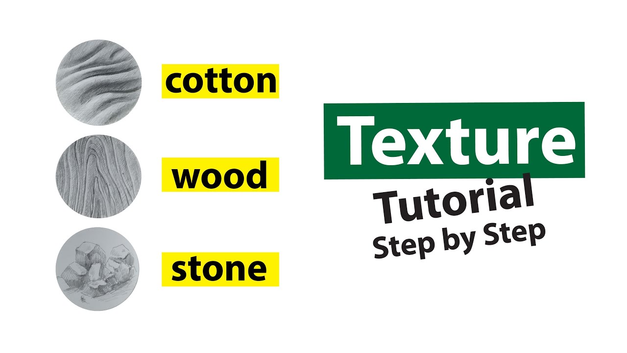 HOW TO MAKE TEKSTURES? easy to make 3 kinds of textures - YouTube