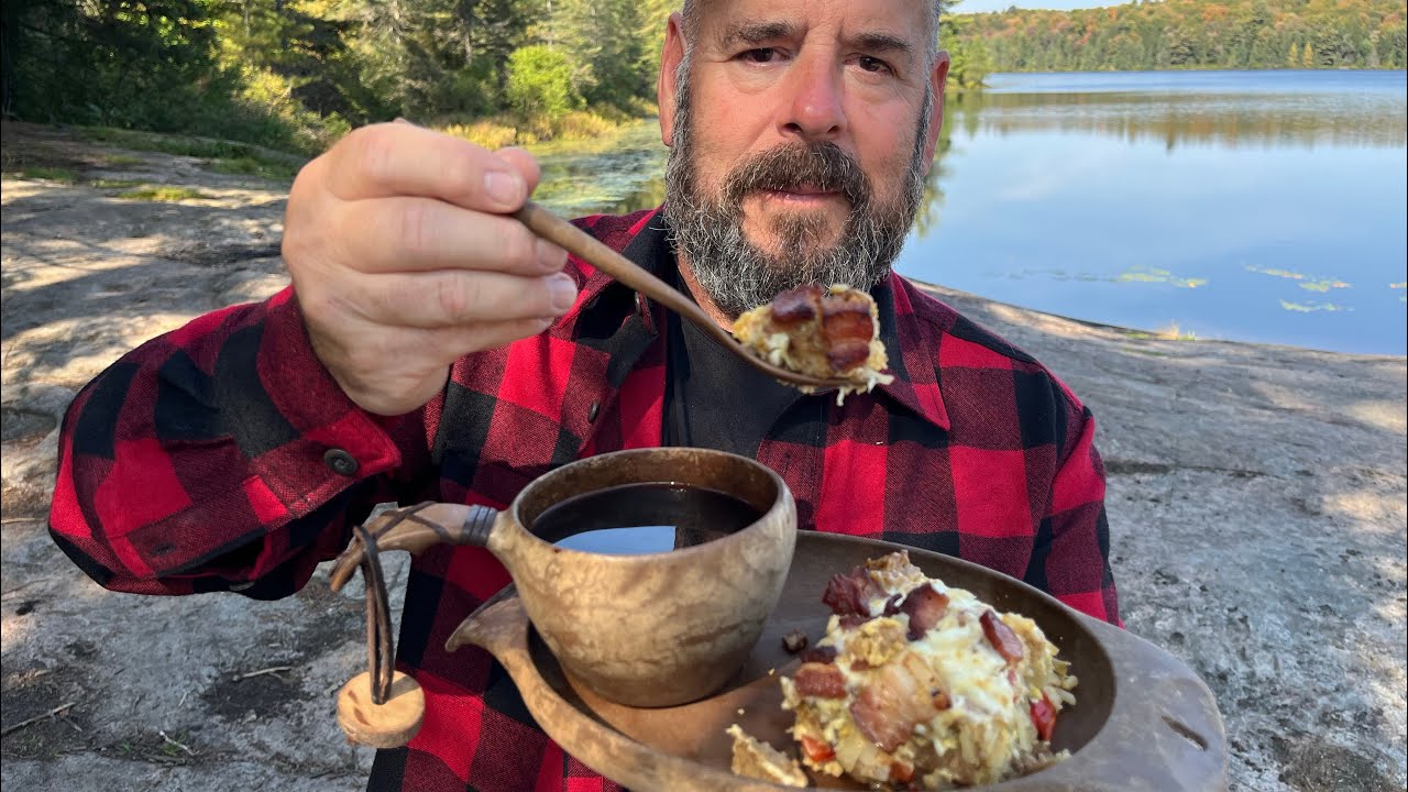 Dutch Oven Mountain Man Breakfast - YouTube