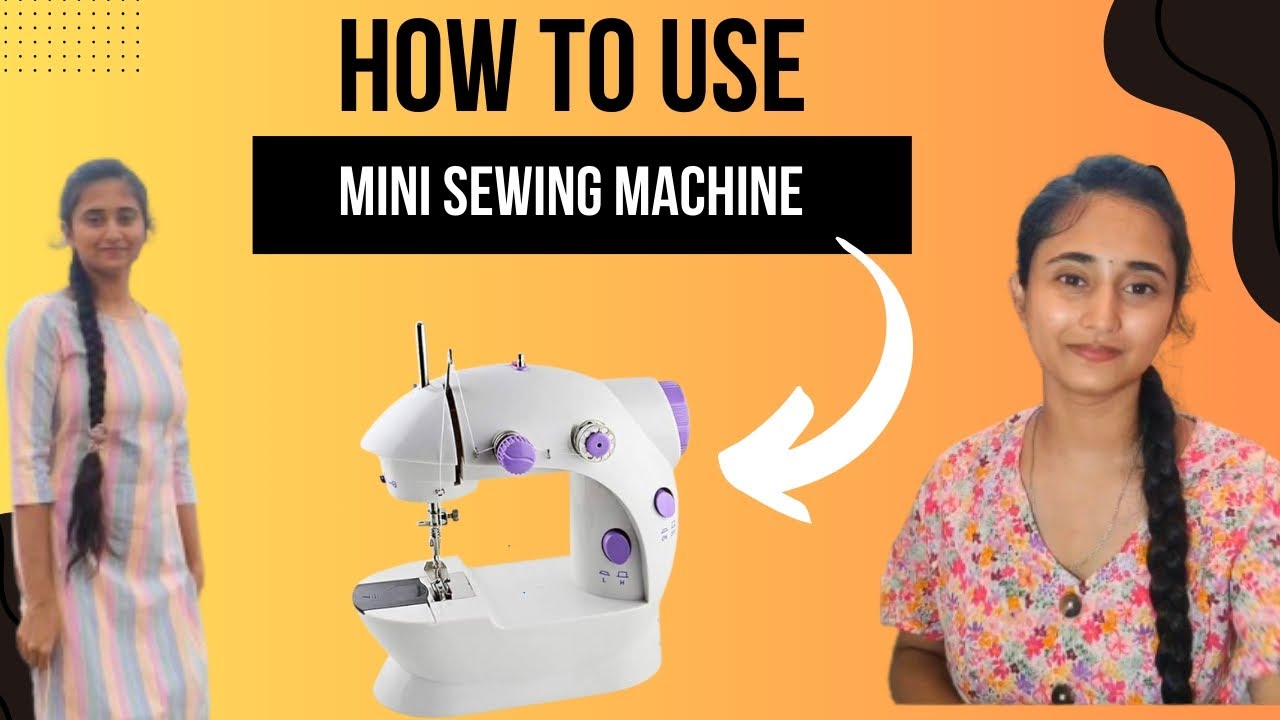 how to use mini sewing machine 🧵🪡| siddukrishna || - YouTube