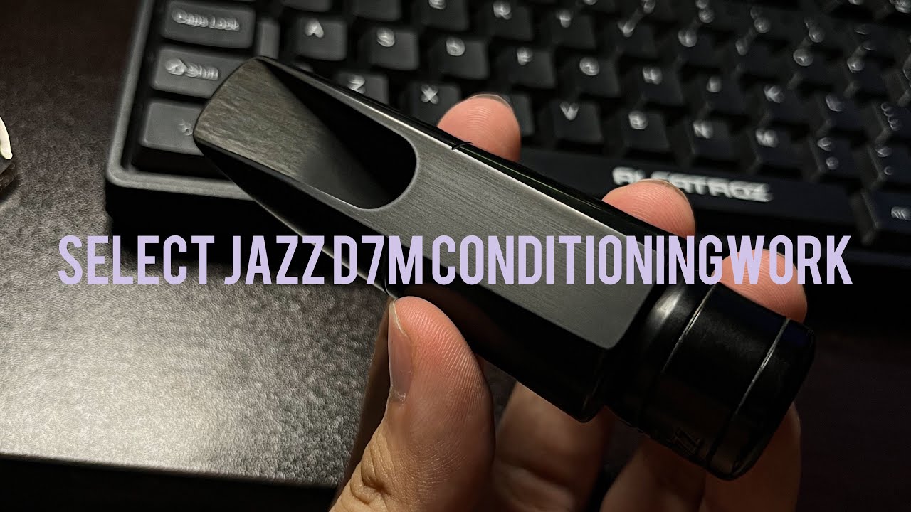D'addario Select Jazz D7M refacing/conditioning work done - YouTube