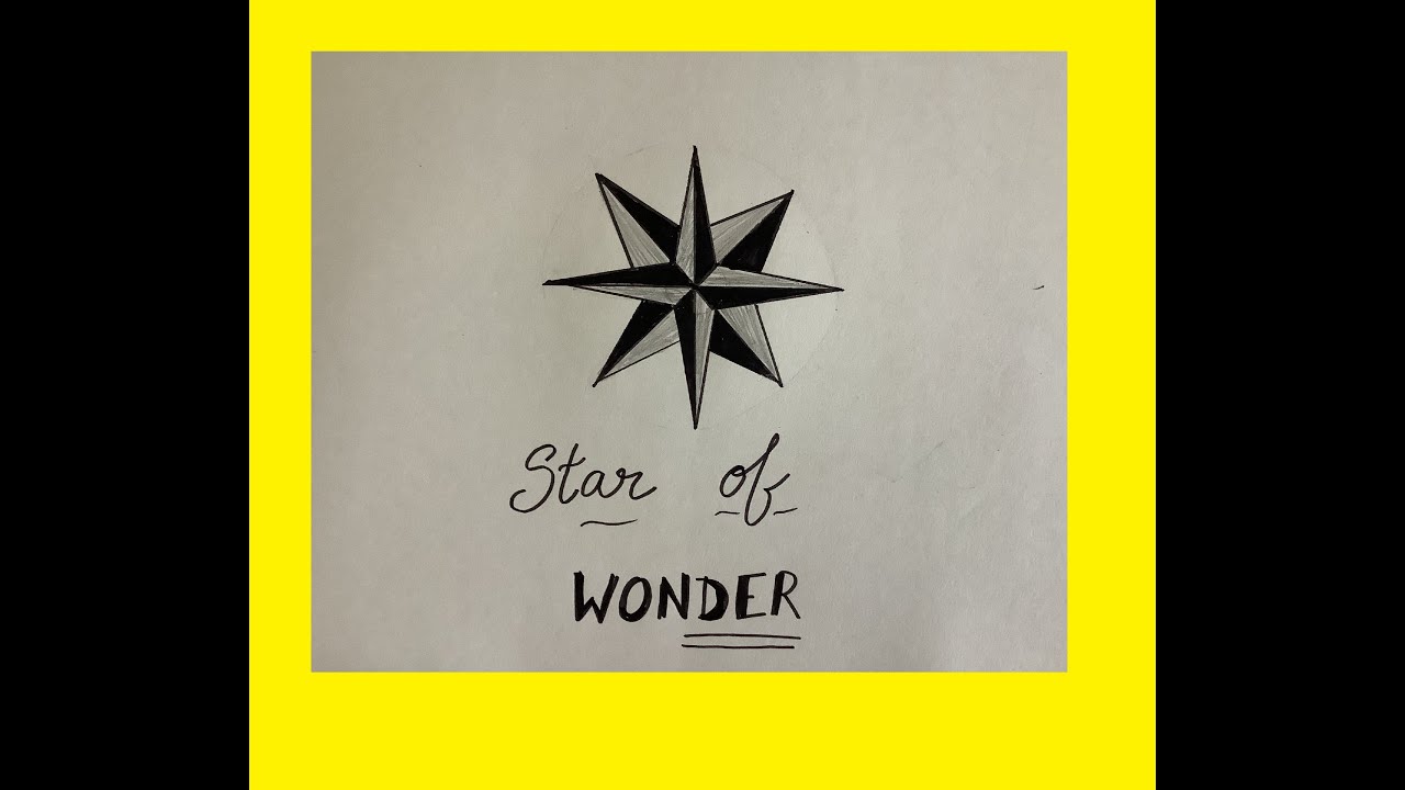 Pencil Shading- STAR/Easy STAR drawing - YouTube