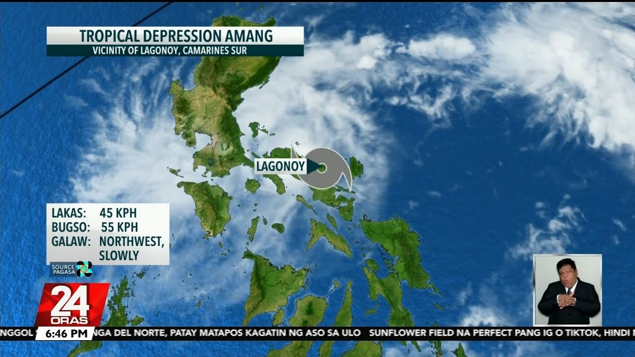 Update sa bagyong Amang na naka-3 landfall na sa bansa. Alamin natin ...