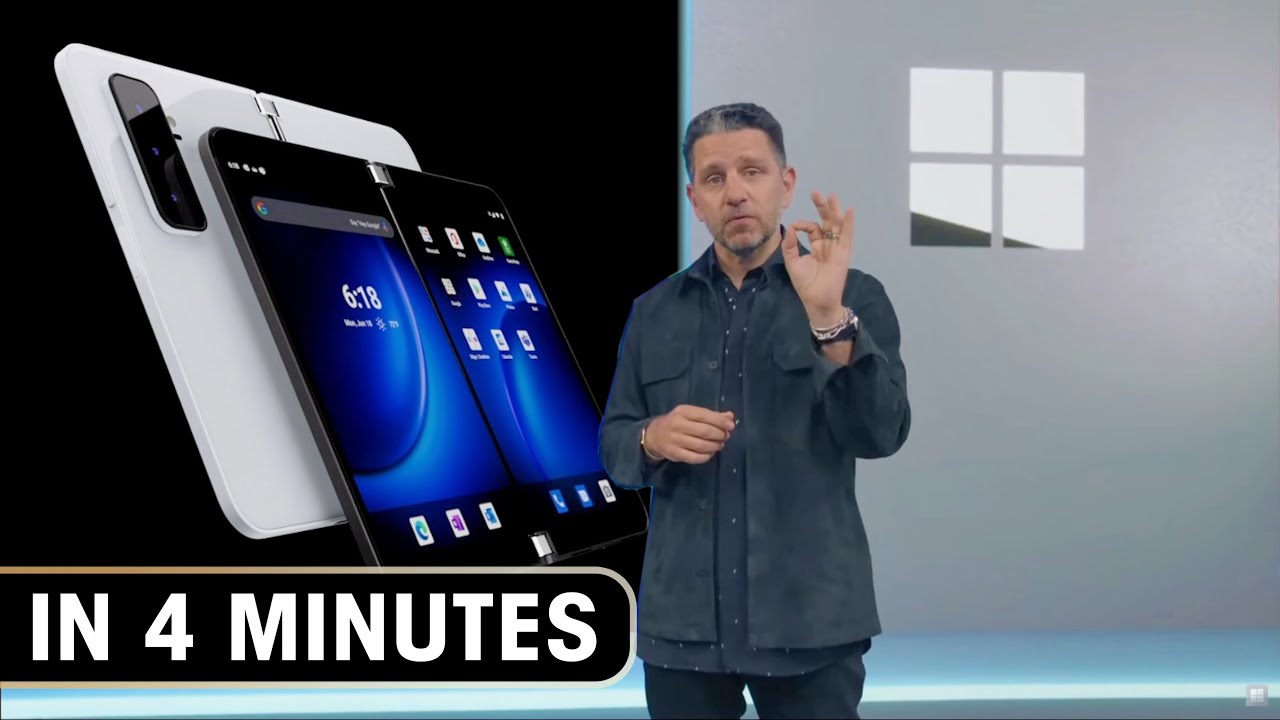 Surface Duo 2 launch event in 4 minutes - YouTube