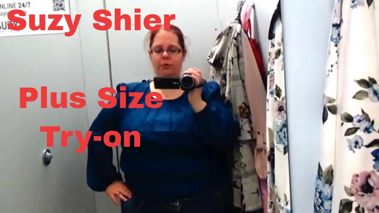 Plus size Try-on at Suzy Shier - YouTube