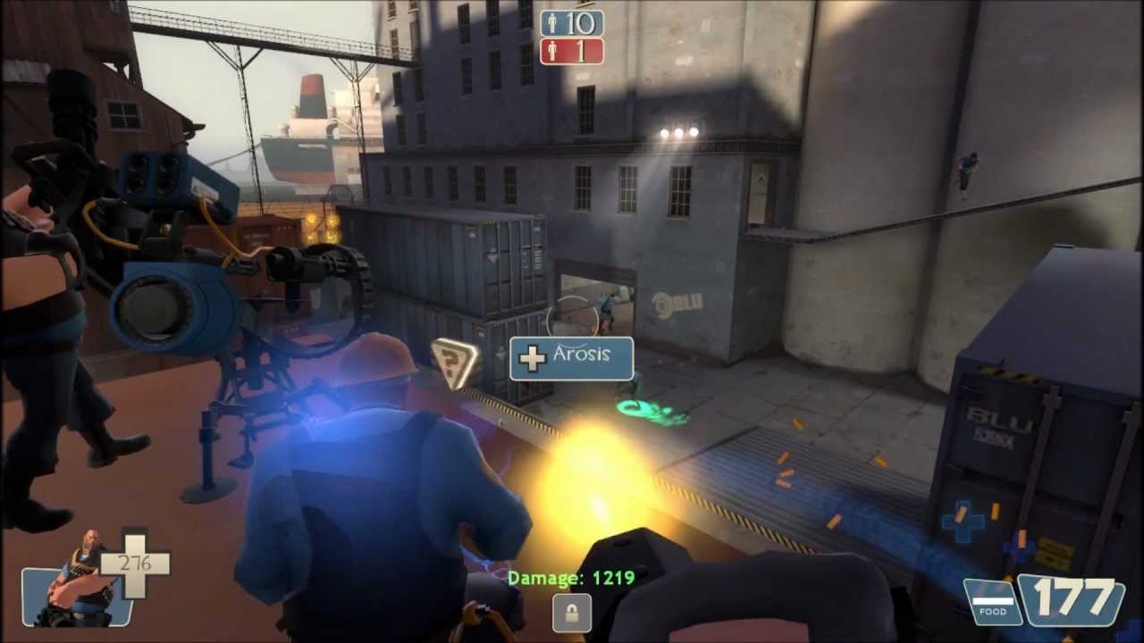 Team Fortress 2 - Saxton Hale Vs The DPG Gang - YouTube