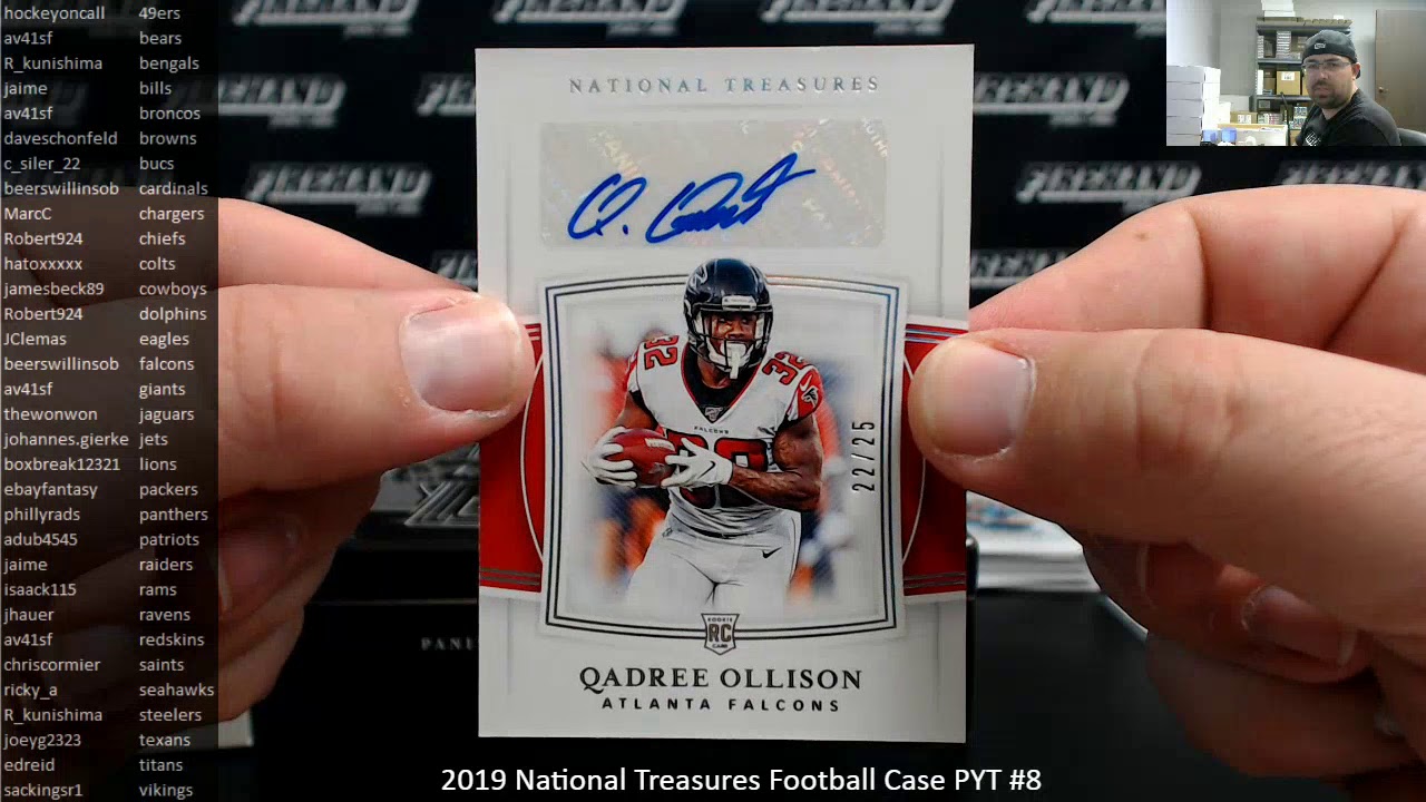 3/30/2020 2019 National Treasures Football Case PYT #8 - YouTube