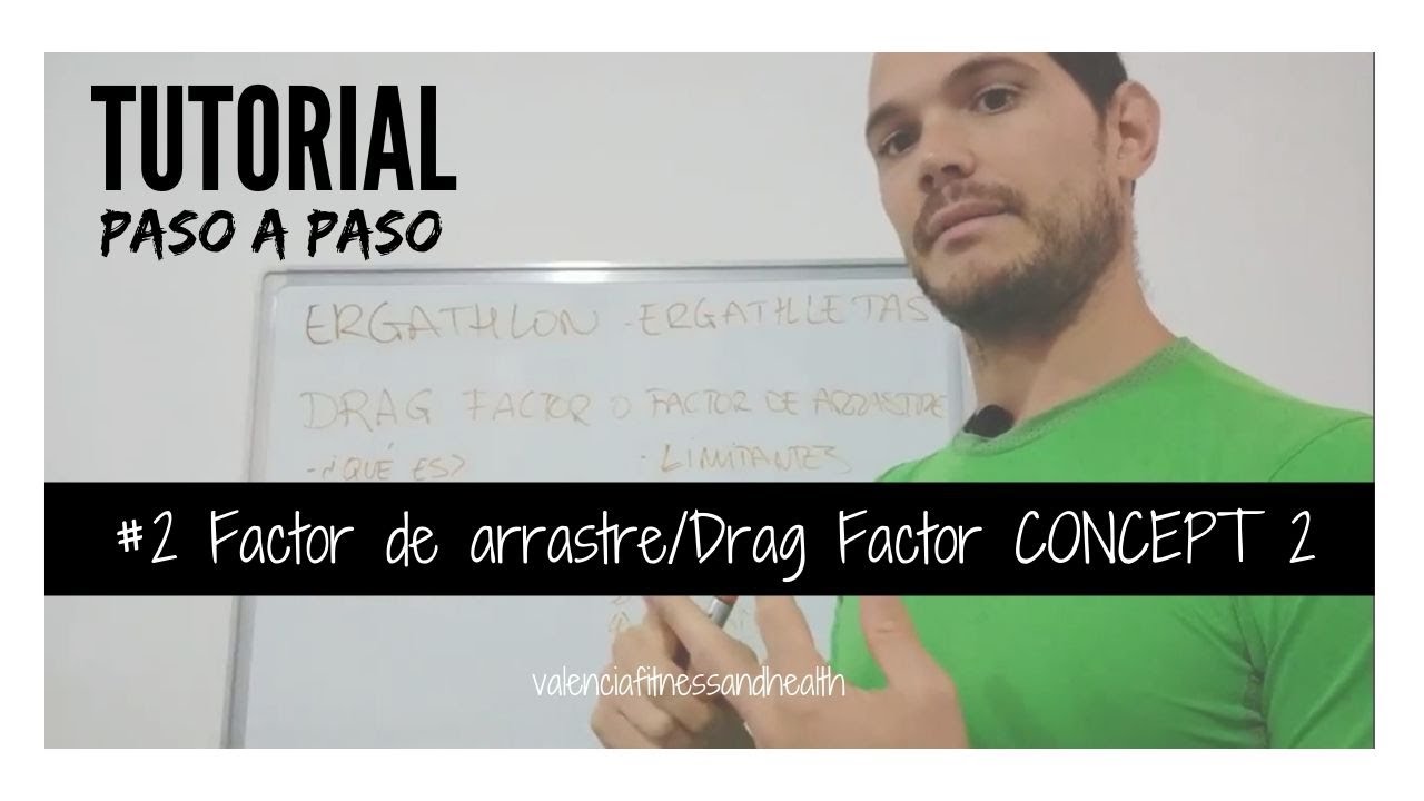 Remo indoor CONCEPT 2: Cómo CONFIGURAR tu DRAG FACTOR #2 - YouTube
