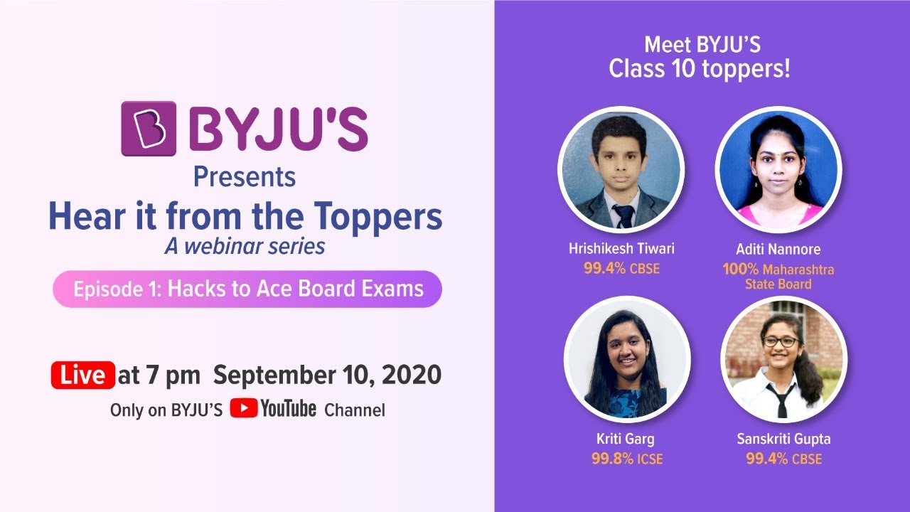 Smart Hacks to Ace Your Board Exams I Hear It From The Toppers - Eps 1 ...