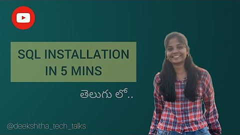 SQL FULL COURSE || IN TELUGU 🔥|| DEEKSHITHA TECH TALKS - YouTube