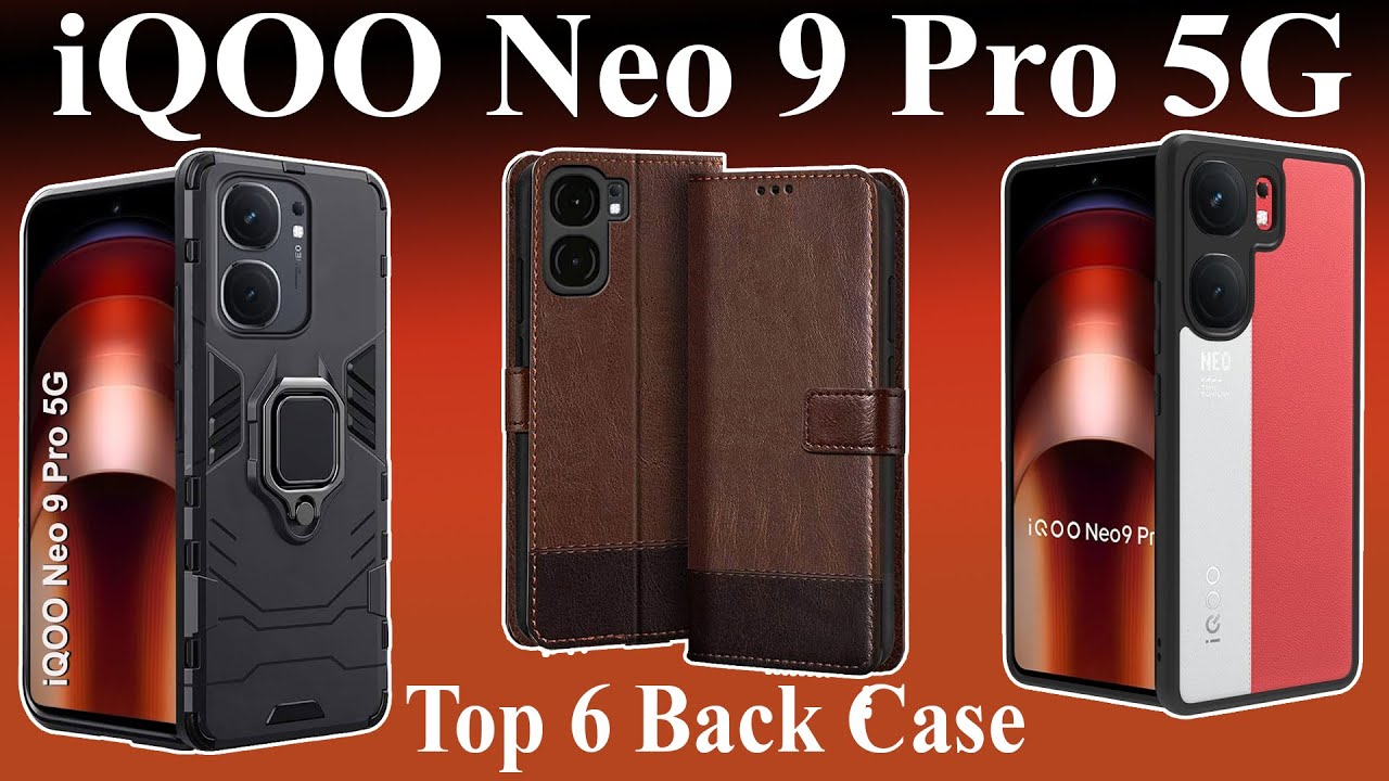 iQOO Neo 9 Pro 5G Back Cover Case Pouch Transparent Back Cover Leather ...