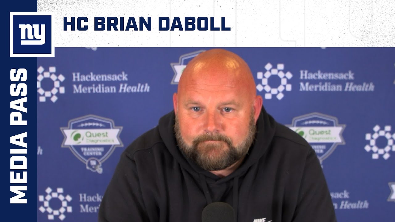 Brian Daboll Updates Status of Daniel Jones | New York Giants - YouTube