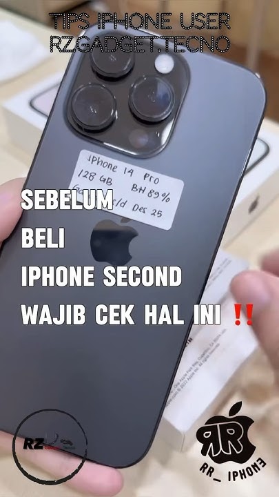 Tutorial, Tips & Tricks “Cek ini” sebelum membeli iPhone Second 📱😁 #reels #shorts #shortvideo ...