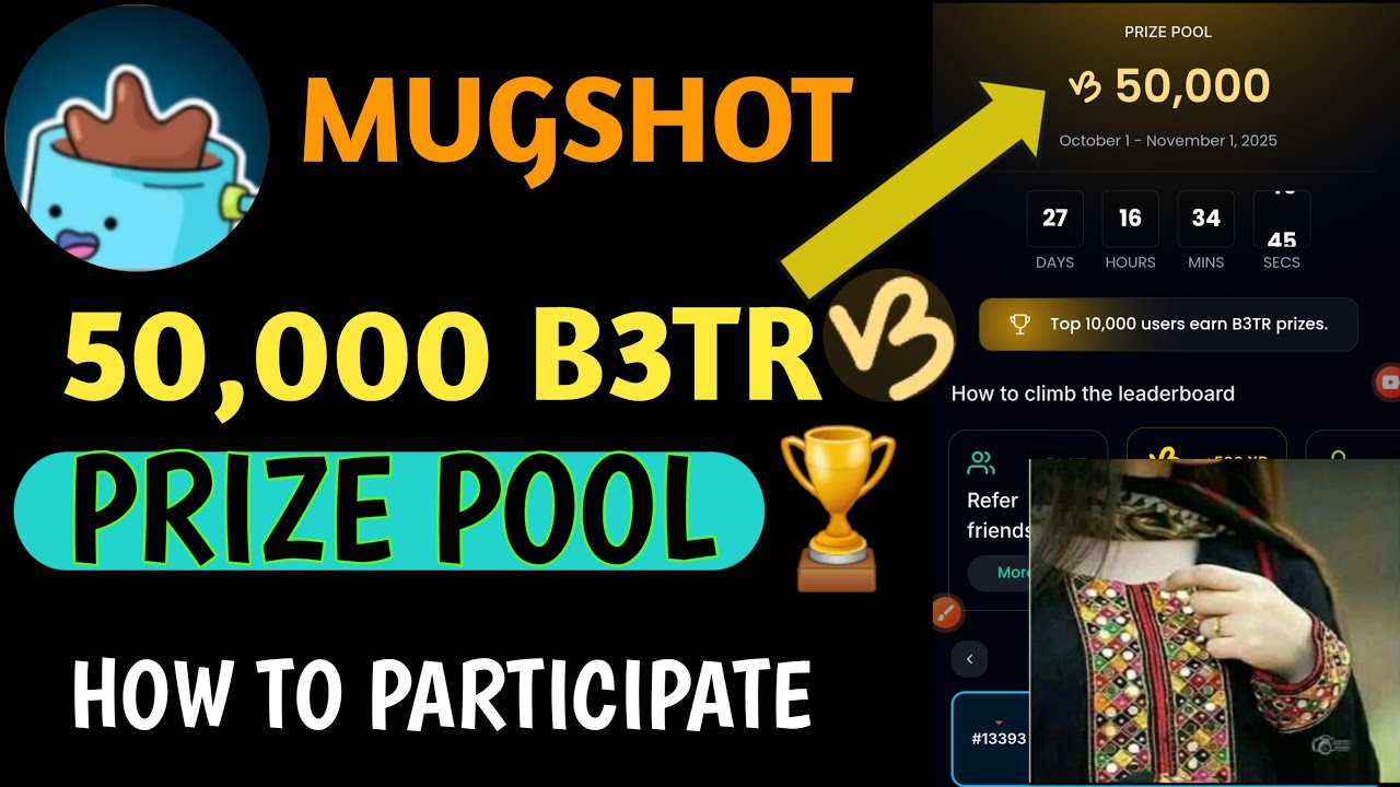 MUGSHOT 50K B3TR Price Pool Participate Method | How to earn 15k B3TR ...