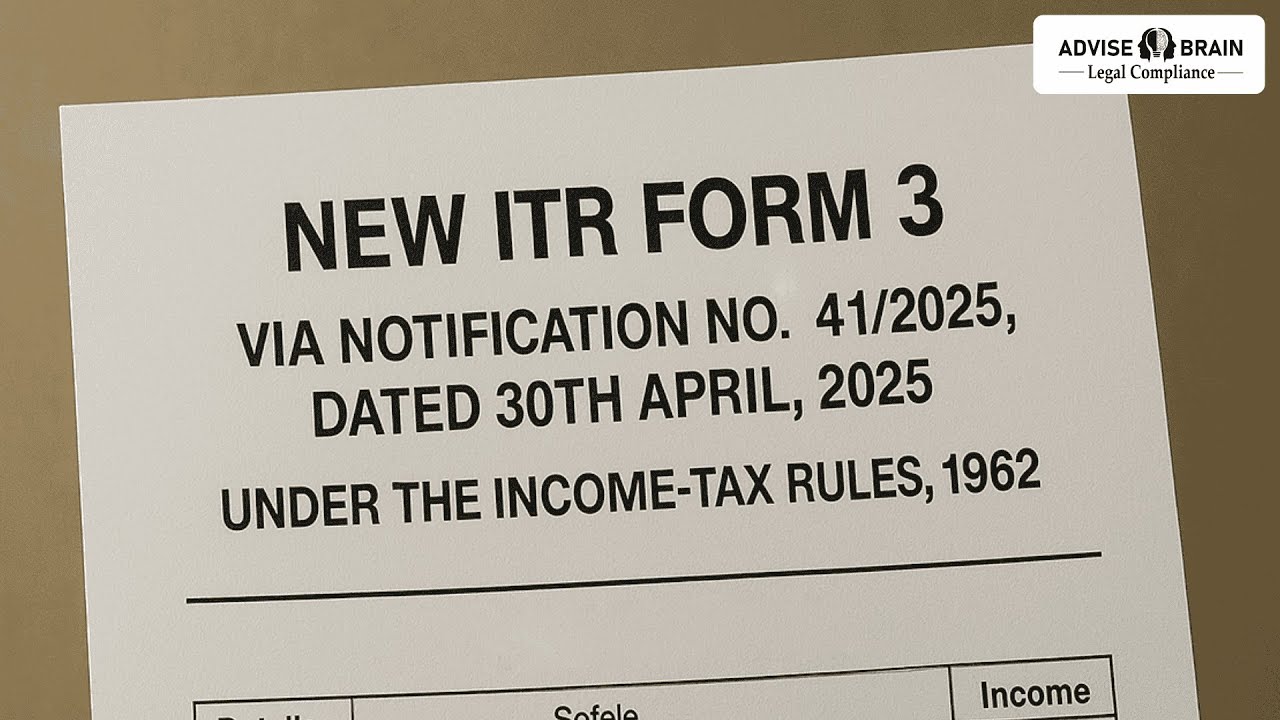 New ITR 3 Form 2025 | Changes in ITR 3 form #itr3 #itr #incometax - YouTube