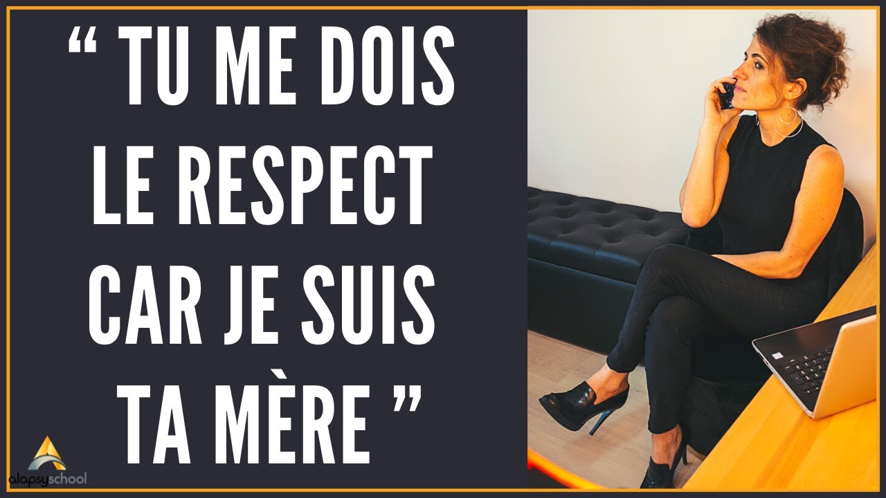 Tu me dois le respect parce que je suis ta mère ! - YouTube