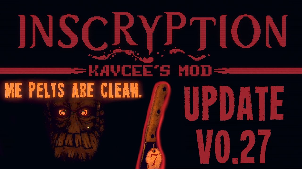 Trapper's Selling a Skinning Knife now? || Inscryption Kaycee's Mod ...