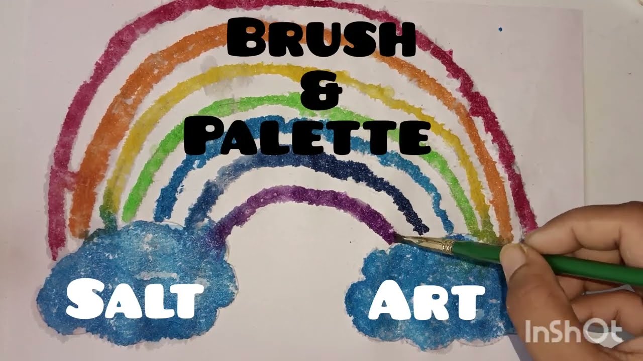 Salt Drawing For Kids