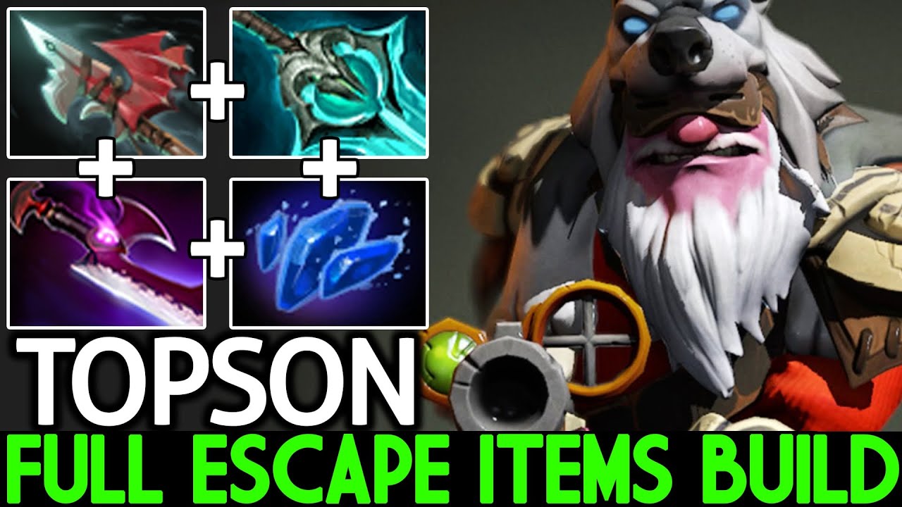 TOPSON [Sniper] Full Escape Items Build Annoying Plays Dota 2 - YouTube