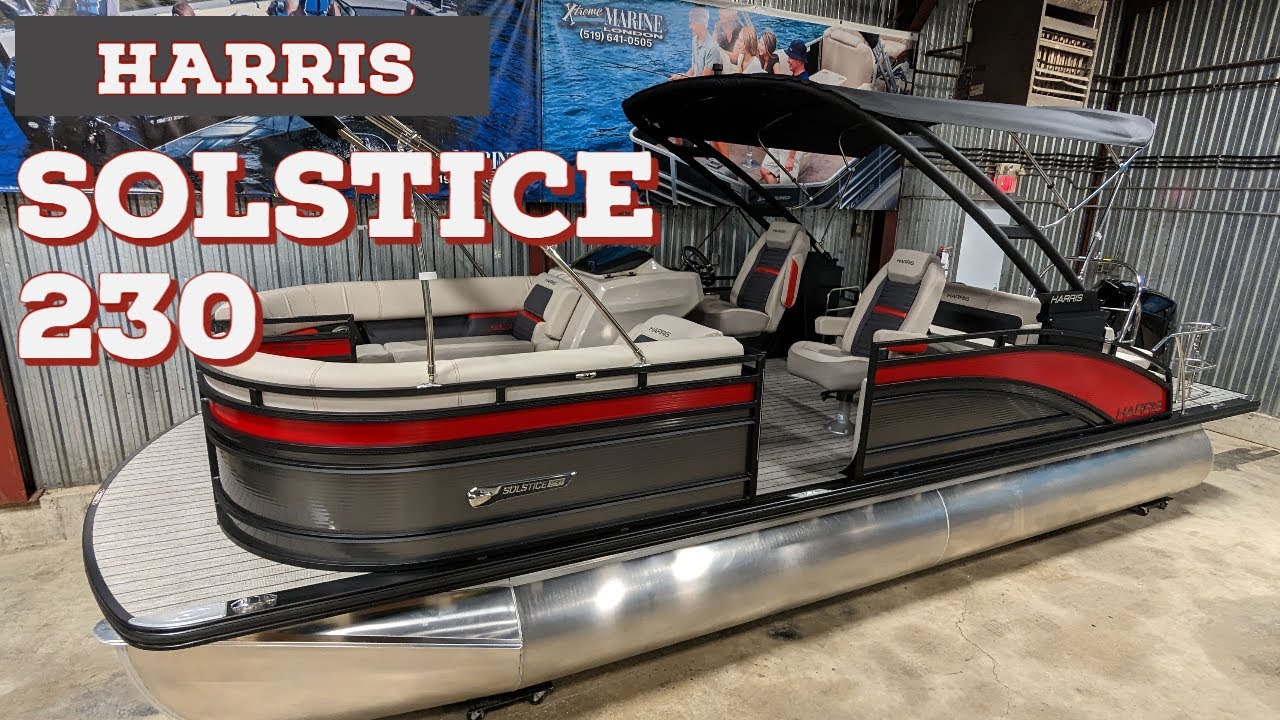 2023 Harris Solstice 230 Tour - Premium Pontoon - YouTube