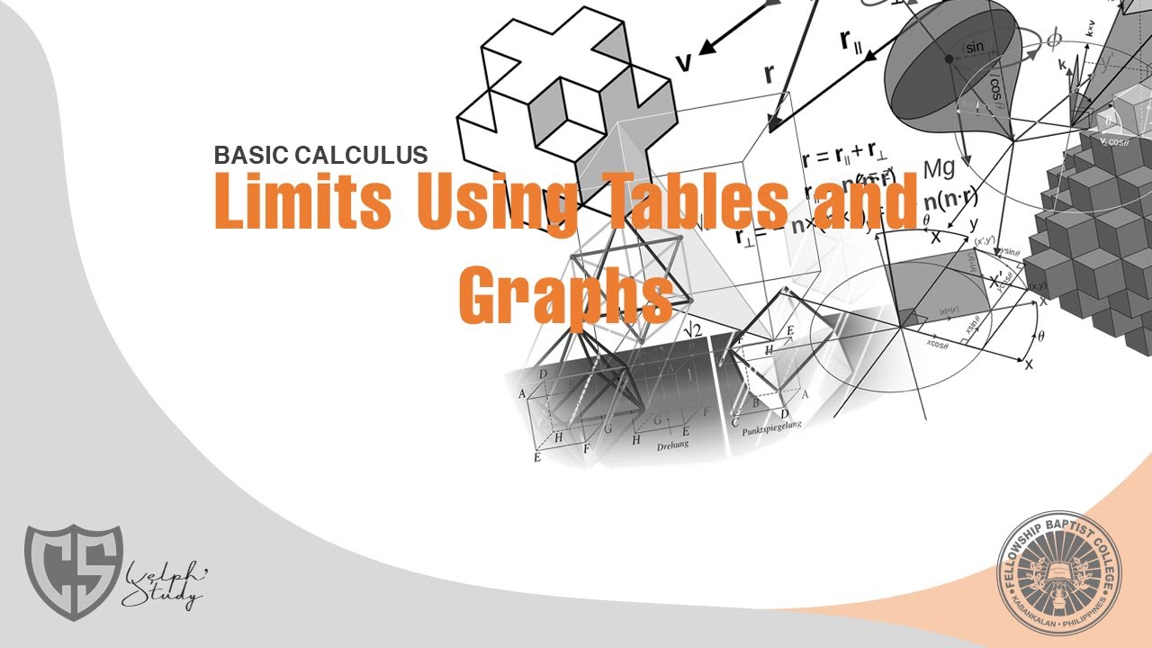 Basic Calculus Week 1 STEM 4 Limits Using Tables and Graphs - YouTube