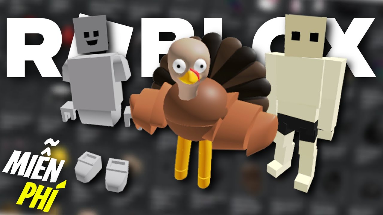 FREE UGC ITEM Cách lấy miễn phí bundle Turkey + Block Guy + Blocky ...