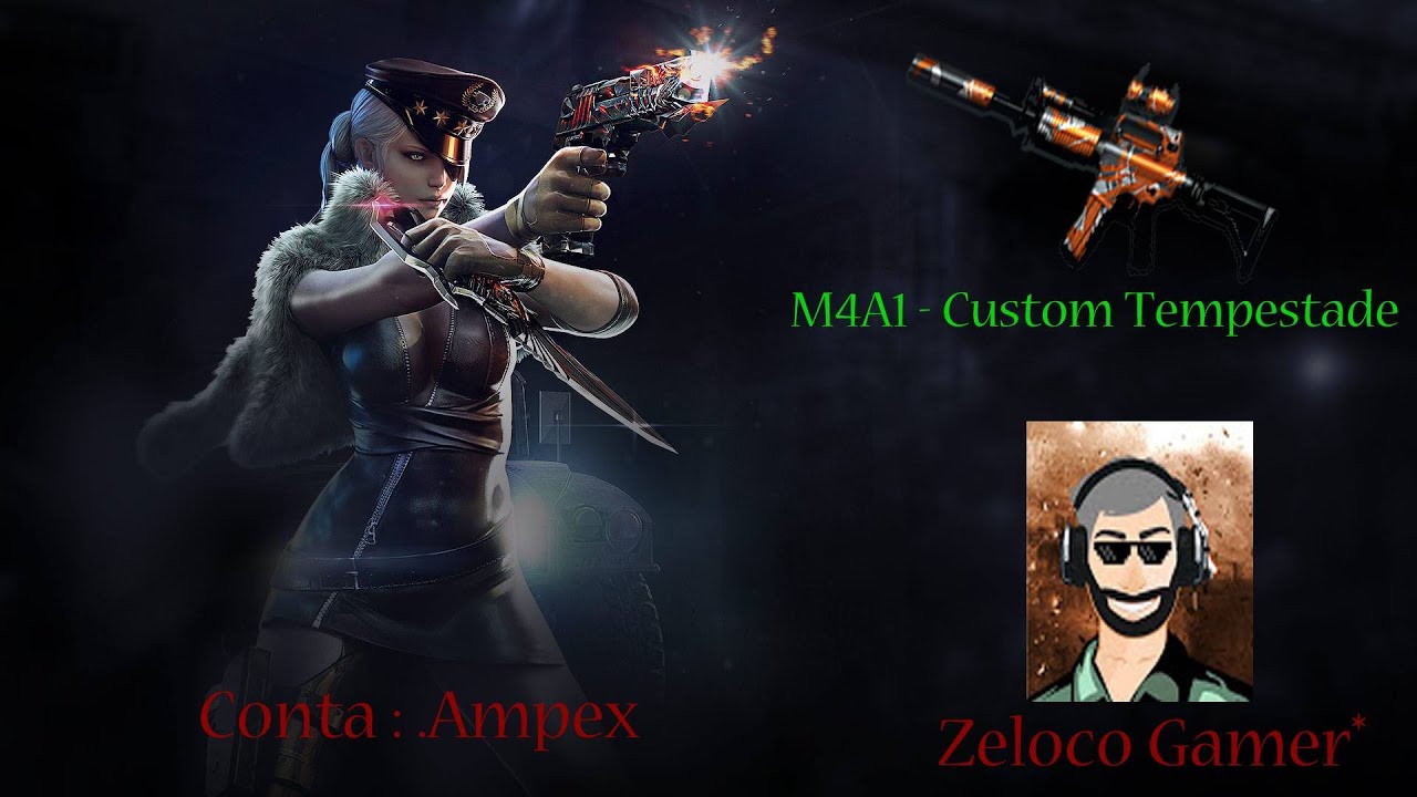Arma da vez #03 M4A1 - Custom Tempestade (Part Zeloco Gamer) - YouTube