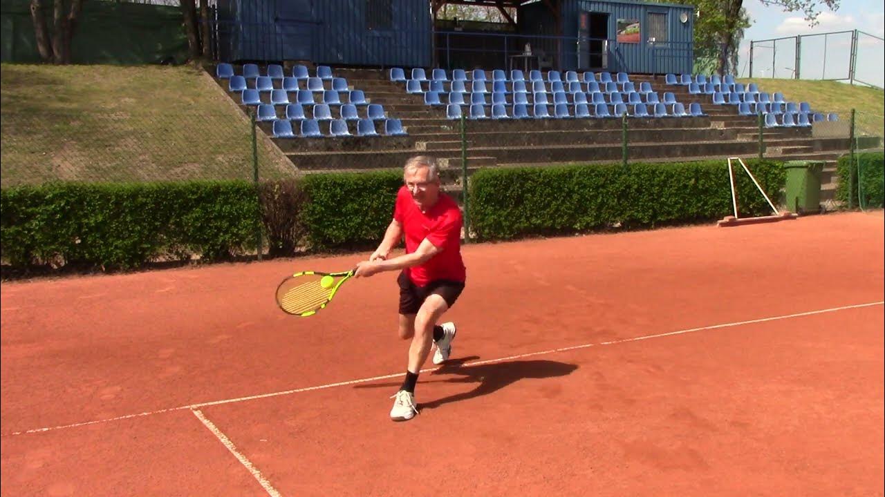 Lesson of two handed forehand. Lesson in subtitles !!! - YouTube