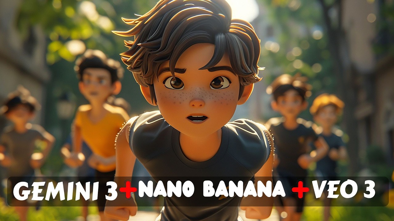 Gemini 3 : Nano Banana 2 + VEO 3.1 = INSANE AI Animated Stories - YouTube