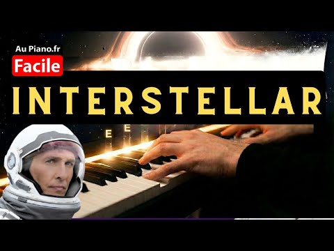Interstellar on Piano - Easy Tutorial with Letter Notes