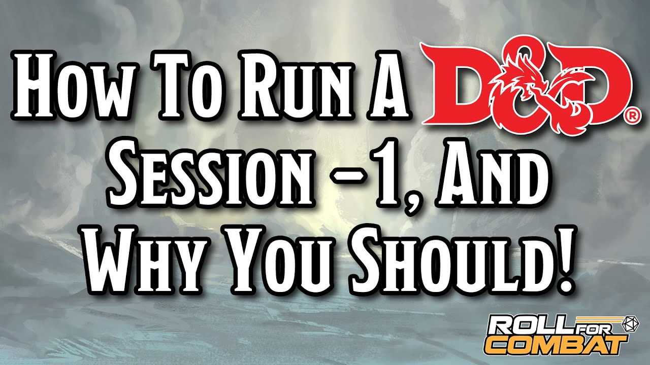 How to Run a D&D or Pathfinder Session -1, and Why You Should! | Roll ...