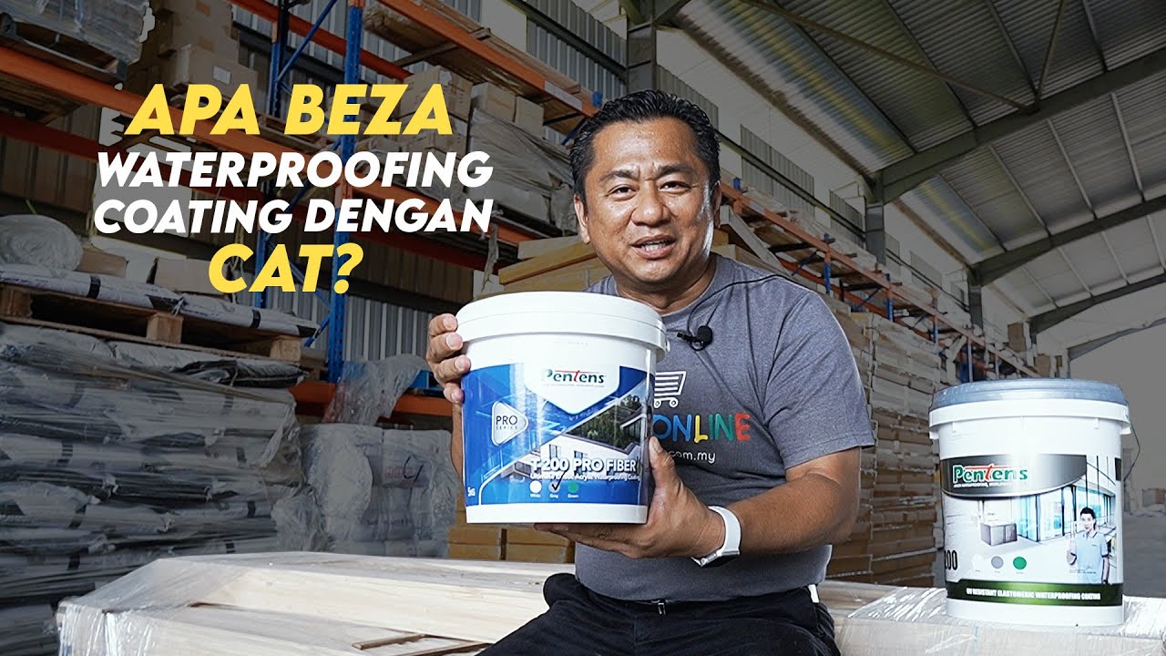 Product Review | Perbezaan Waterproofing Coating vs Cat | Pentens T200 ...