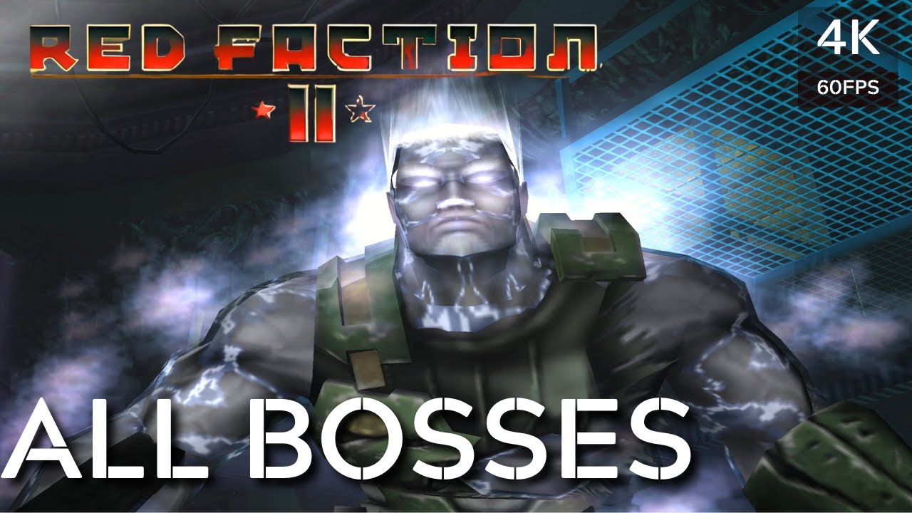 Red Faction 2 - All Bosses [4K 60FPS] No Commentary - YouTube