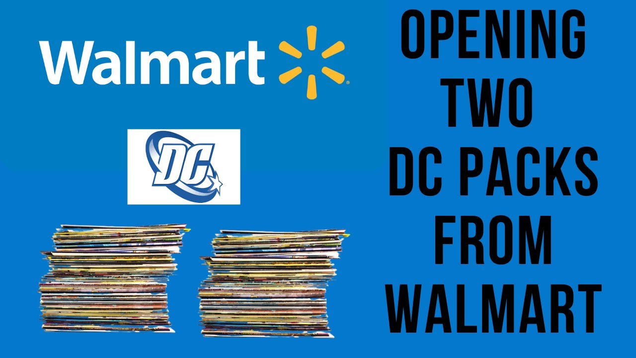 Opening Two DC Packs From Walmart || Variants || Ratios || Exclusives ...