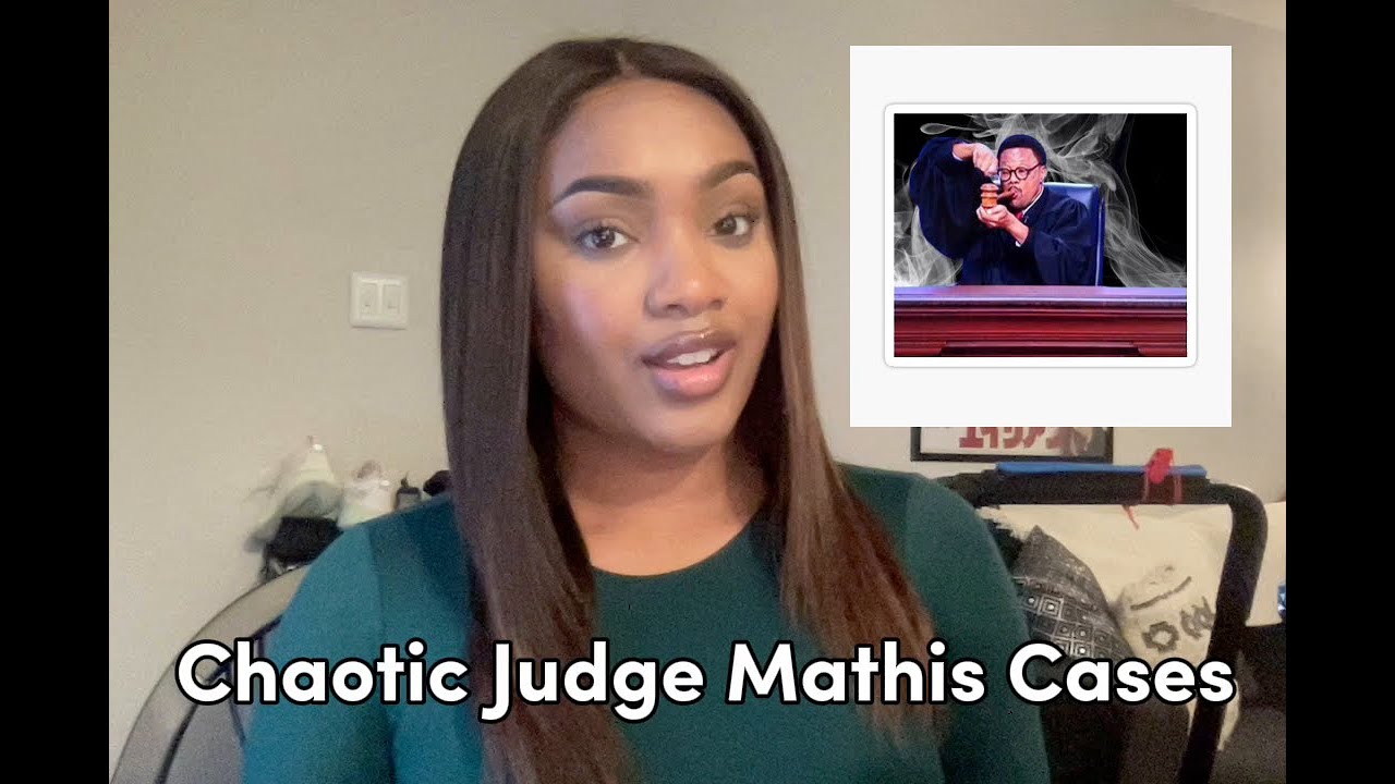(AMSR) 6 Very Chaotic Judge Mathis Cases with Explanations - YouTube