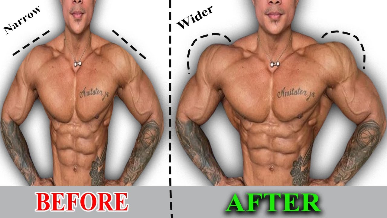 How I Grow Wider Shoulders In 30 Days - Wider Shoulder - YouTube