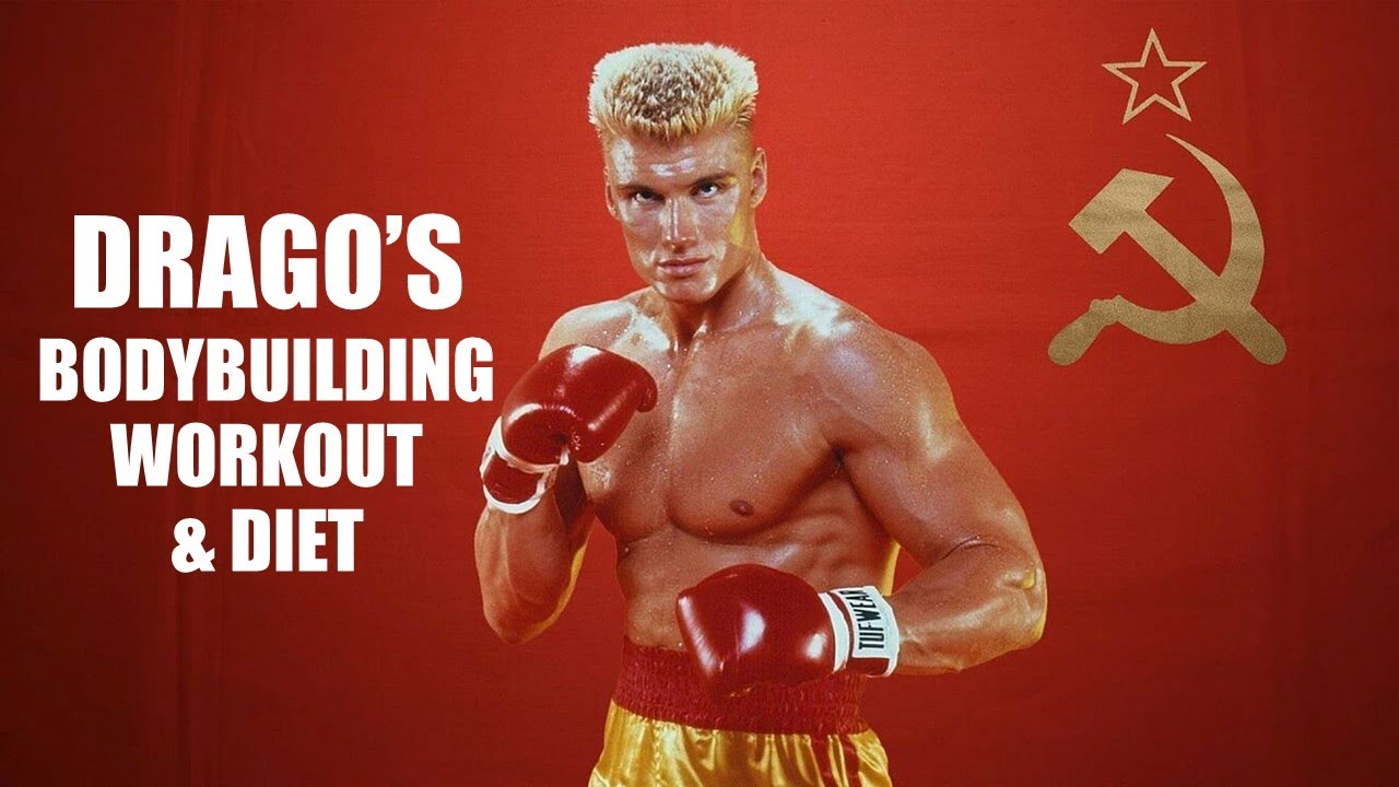 DRAGO'S BODYBUILDING WORKOUT & DIET FOR ROCKY IV! HOW DOLPH LUNDGREN ...