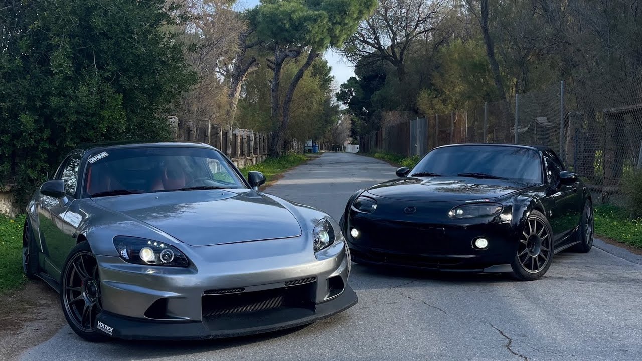 Honda s2000 vs Mazda Mx5 nc 2.0 Jdm mountain drive action #touge #onboard #s2k #mx5nc - YouTube