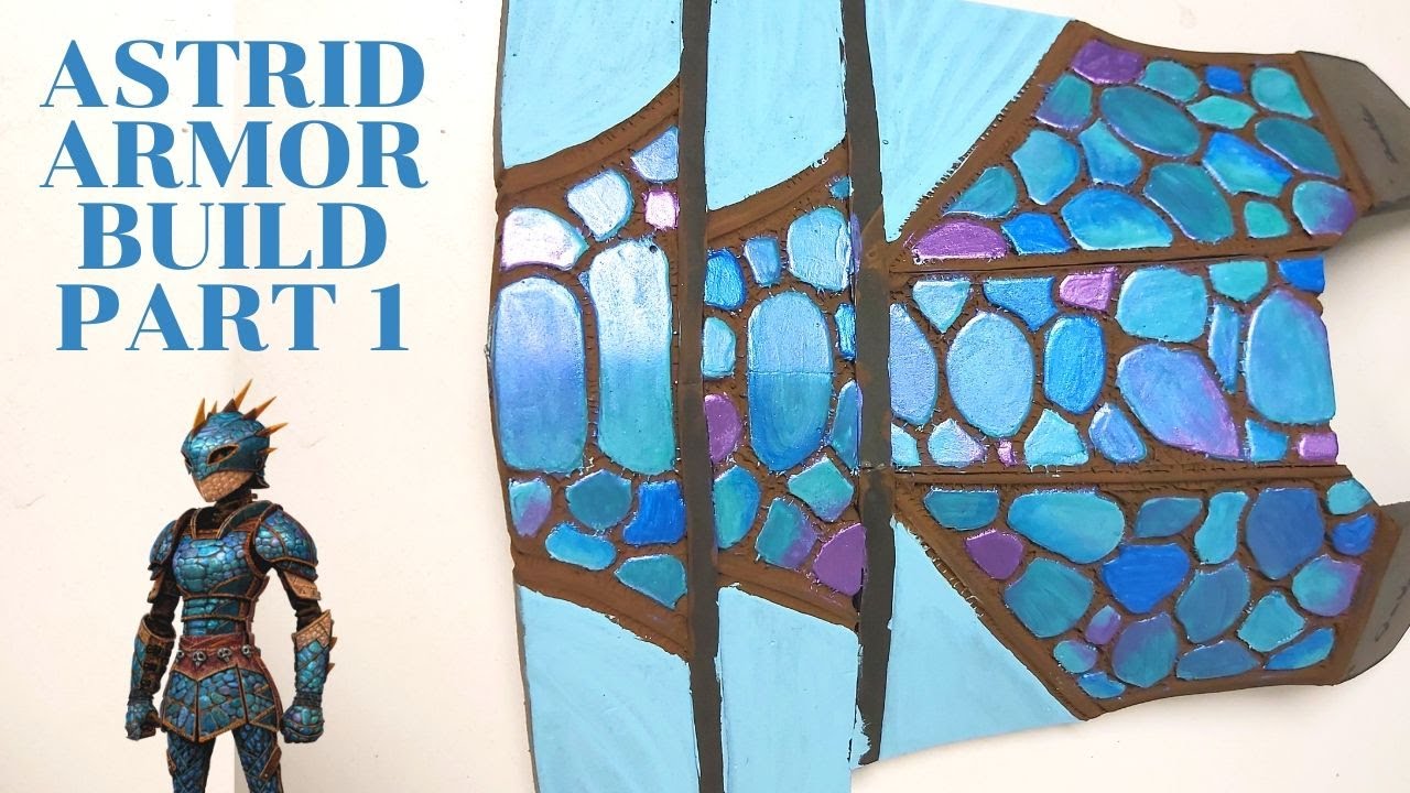 RayGrey Builds: Astrid's Armor (HTTYD 3) - YouTube