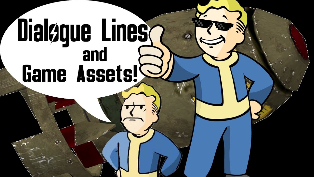 FALLOUT 4: Discussion Dialogue Lines and Game Assets - YouTube