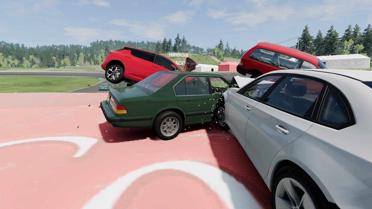 [UPDATE!!] Simple Figure 8 | BeamNG Drive new mission mod Extra AI Race ...