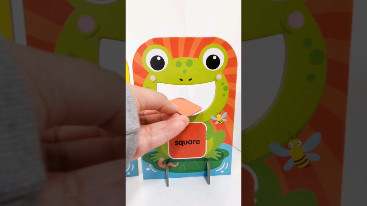 Shape Sorting Activity | Feed The Frogs | Educational Videos for ...