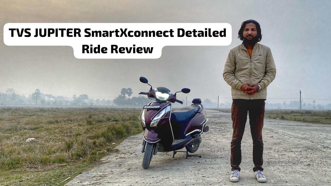 TVS JUPITER 125 SMARTXCONNECT DETAILED RIDE REVIEW - YouTube