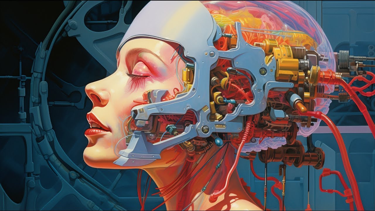 Her Mind Transferring to the Machine - YouTube
