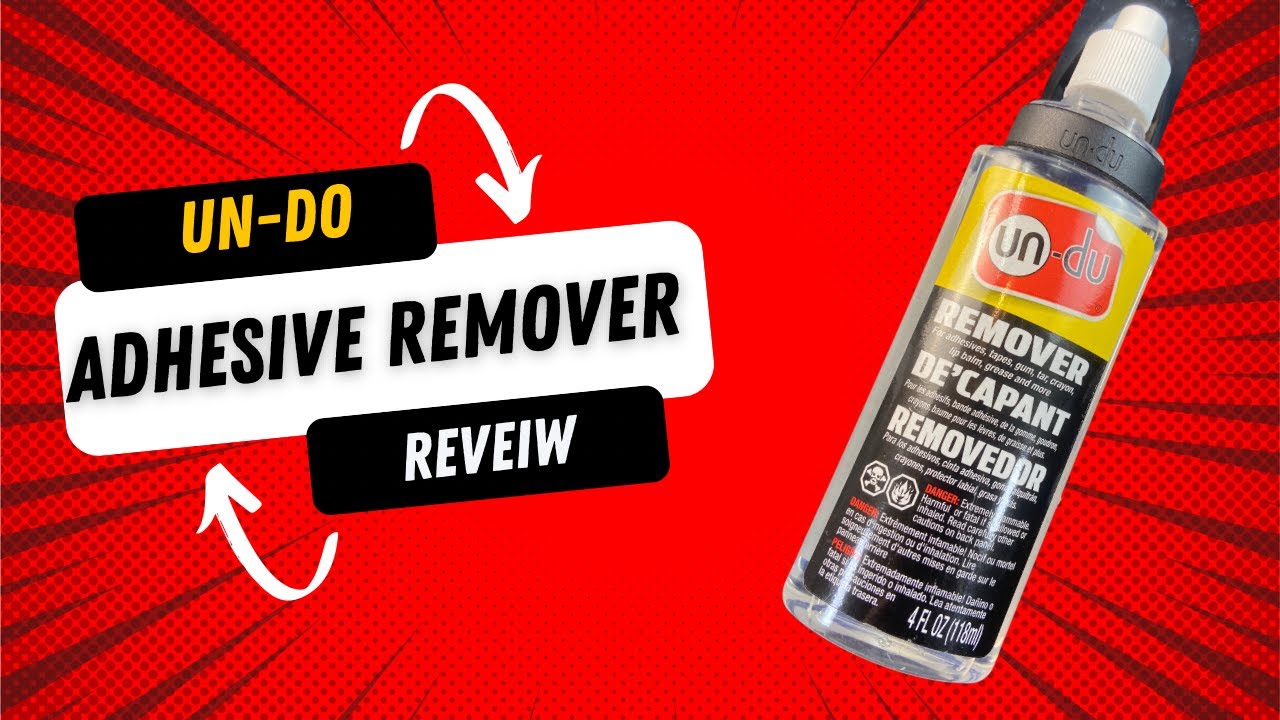 Un Do Adhesive Remover Review - YouTube