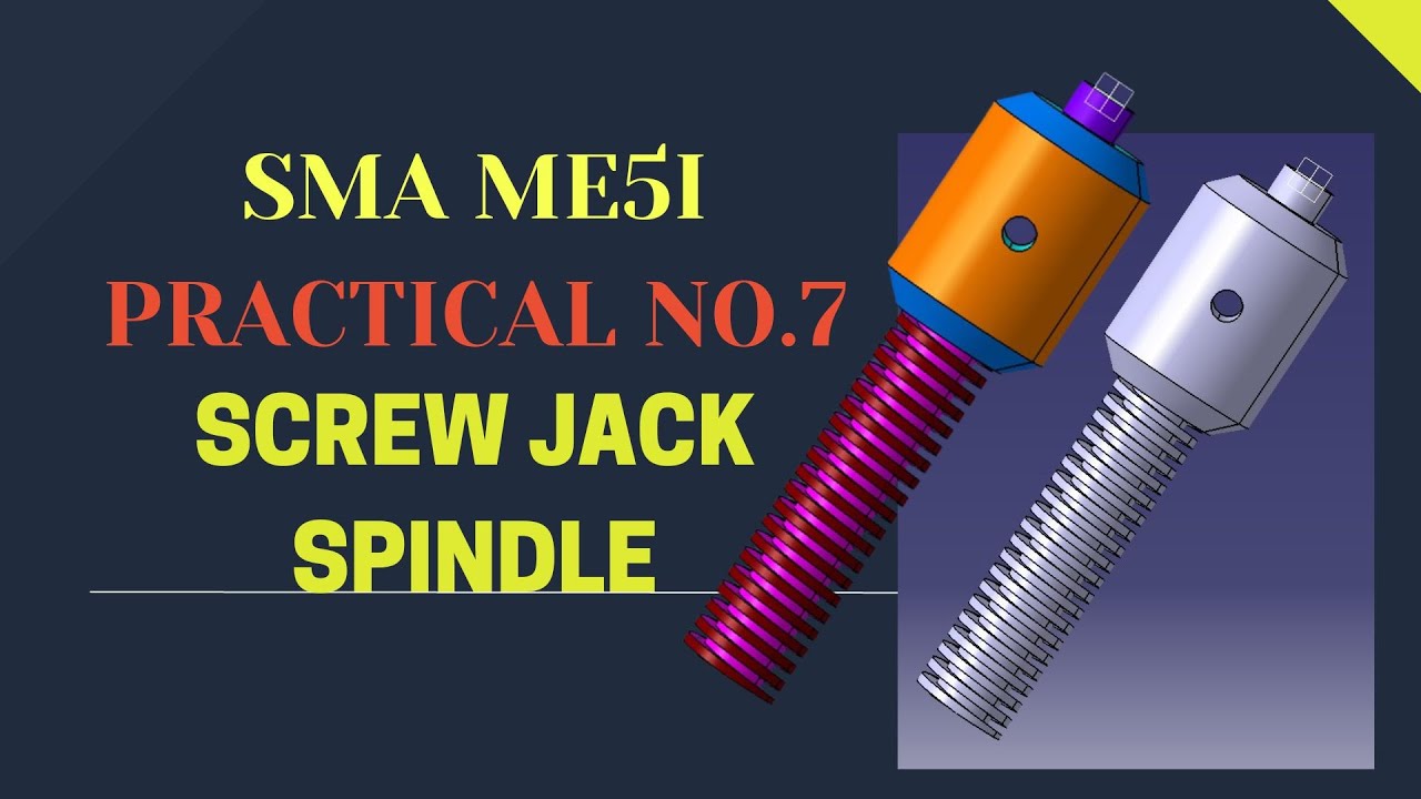 #msbte ME5I SMA Practical No 7 Develop Solid Models Of Individual ...