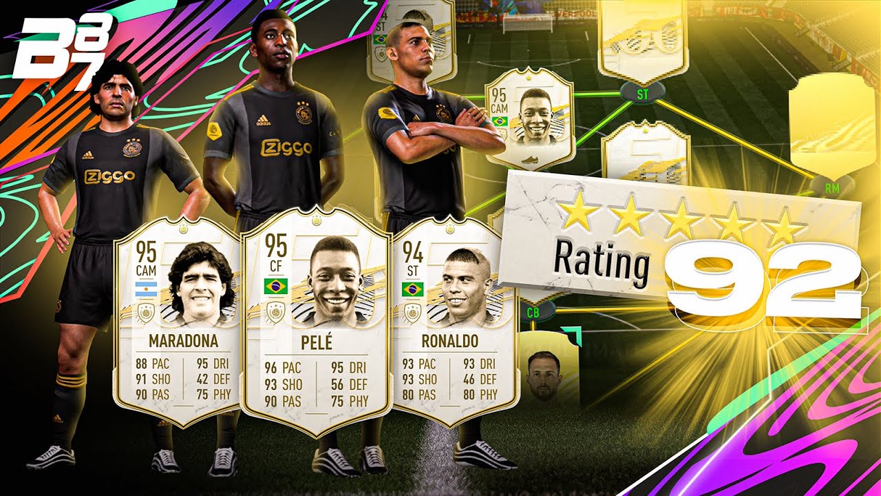 THE HIGHEST RATED TEAM ON FIFA w/ 95 ICON PELE & 94 ICON RONALDO ...