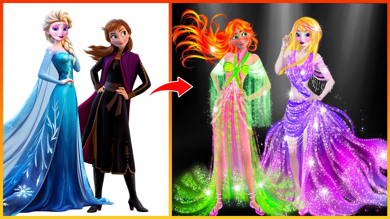 FROZEN: Elsa Anna TRANSFORMATION - Who will have the most beautiful new ...
