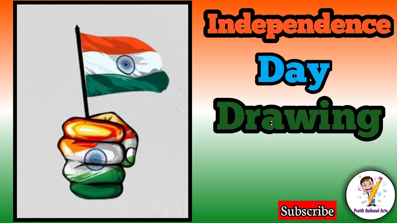 Independence Day Drawing🇮🇳|How To Draw|Independence Day Special🇮🇳 - YouTube